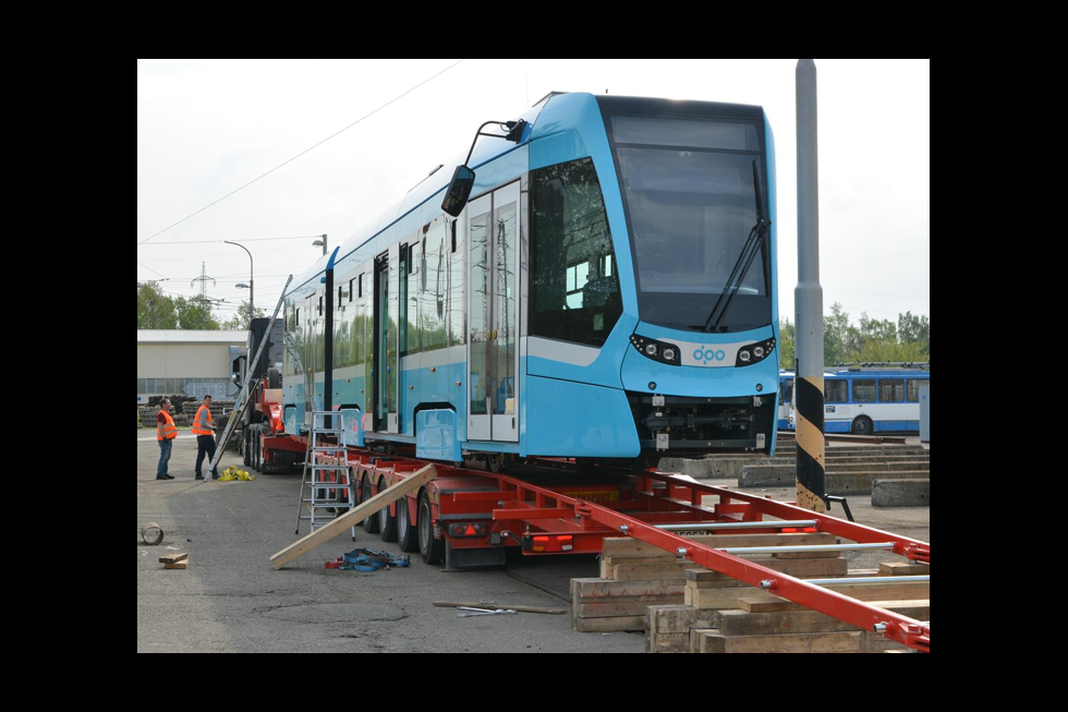 First Stadler tram delivered to Ostrava | News | Railway Gazette ...